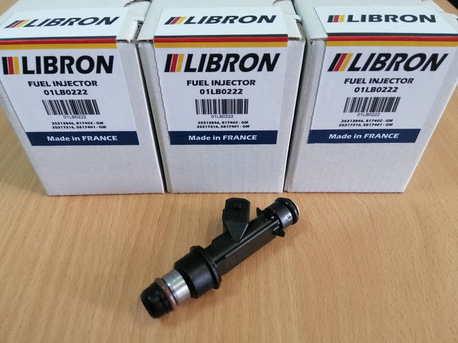 Форсунка топливная Libron 01LB0222 (аналог 25313846, 817402, 25317316 ...