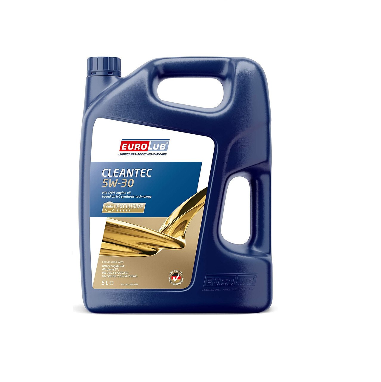Масло синтетика Евролуб 5w30 Eurolub Cleantec 5л, ціна 1410 грн — Prom ...