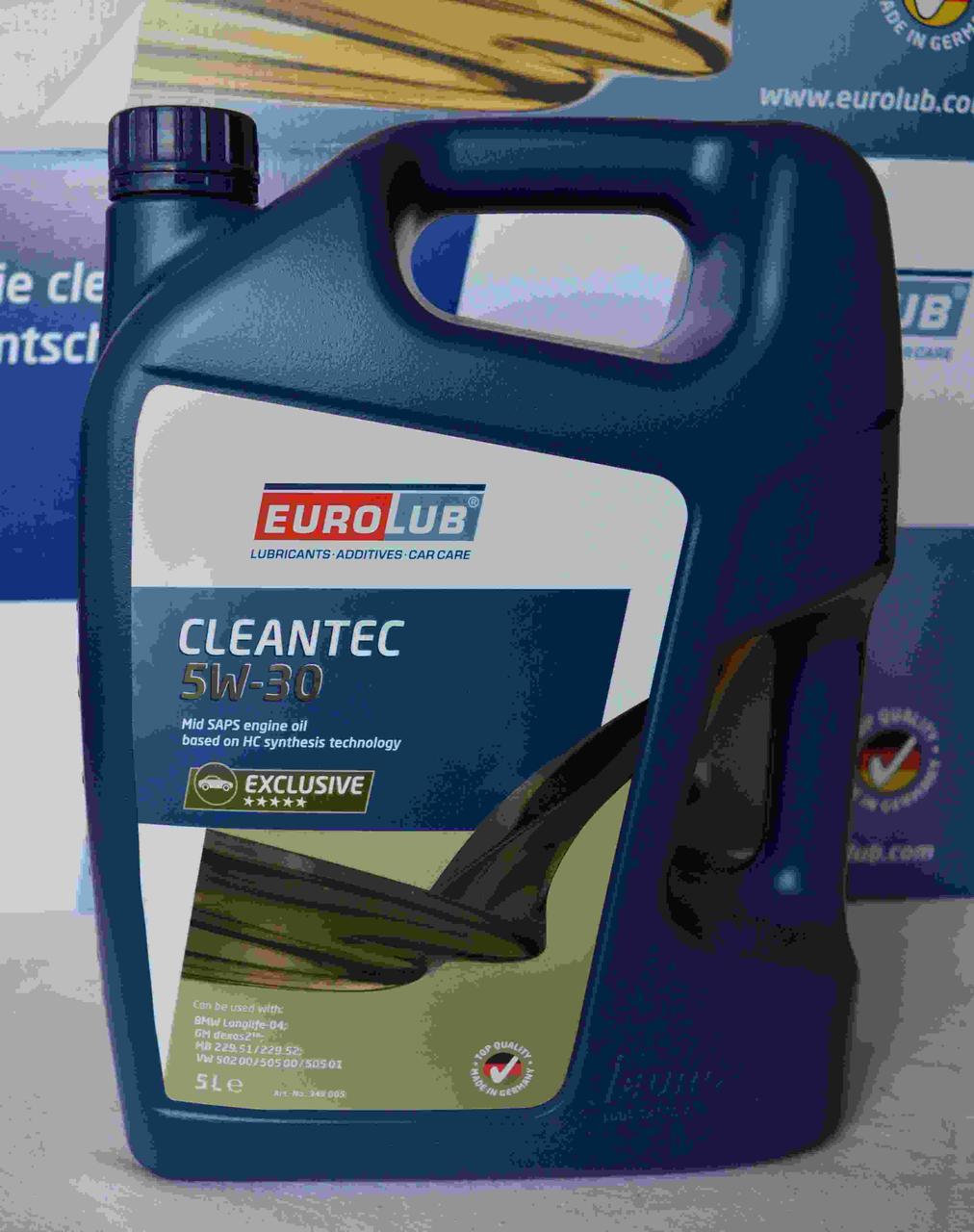 Купить Масло синтетика Евролуб 5w30 Eurolub Cleantec 5л - Diesel.ck.ua ...