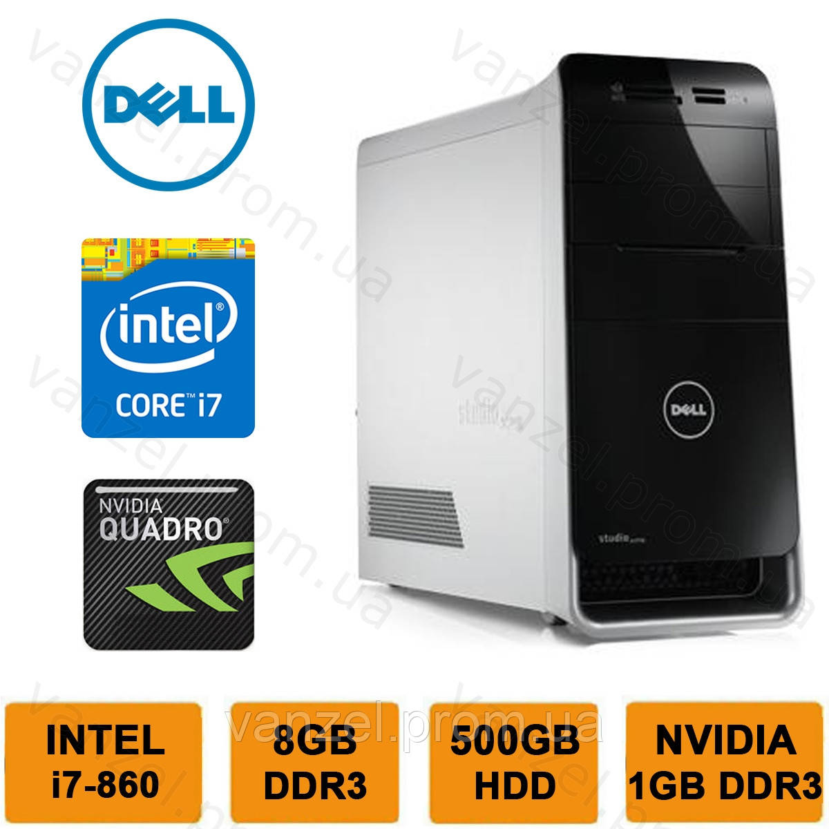 Купити Dell XPS 8100 - Intel Core i7 / 8GB DDR3/ 500GB HDD/ NVIDIA ...