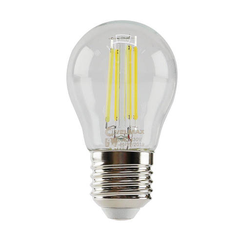 Купити LED лампа VELMAX V-Filament-G45, 6W, E27, 4100K, 630Lm, ціна 76 ...