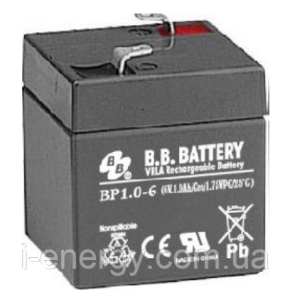 Аккумулятор BB Battery BP1.0-6 12В 7Ач герметичный необслуживаемый (10 ...