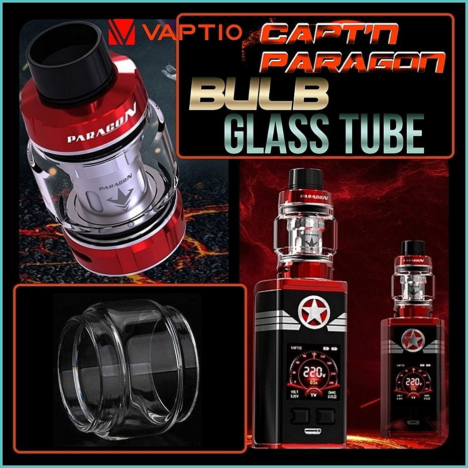 Vaptio Paragon Tank Bulb Glass Tube. Колба для Captn Paragon, VEX ...