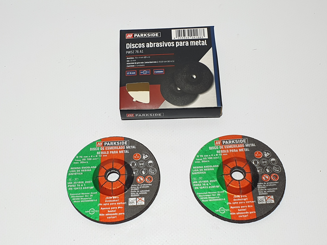 Шліфувальний диск Parkside 76 мм 2 шт: продаж, ціна у Чернігівській ...