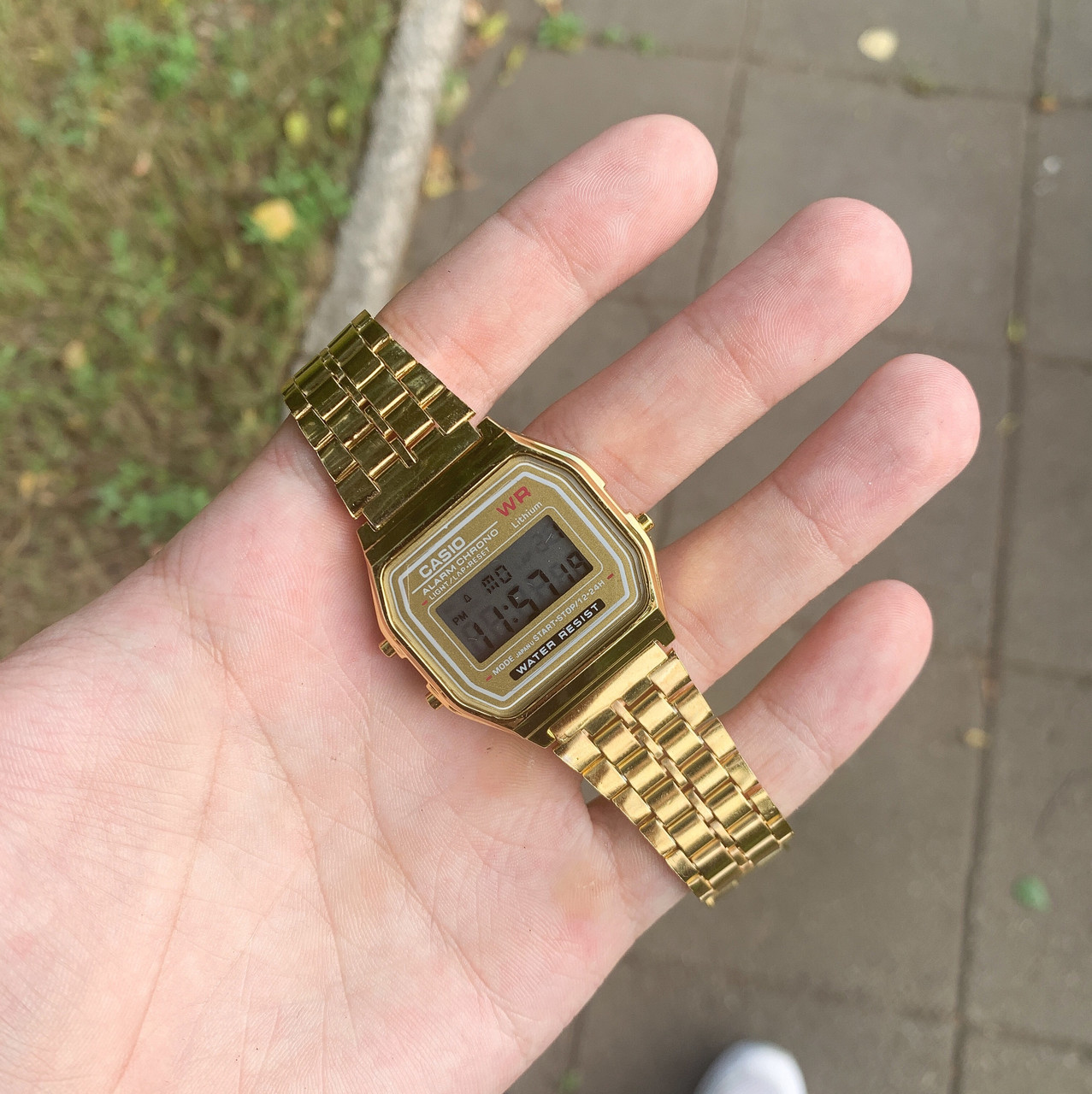Купити Класичні металеві годинник Casio F-91W Illuminator Gold Касіо, ціна 449 ₴ - Prom.ua (ID ...