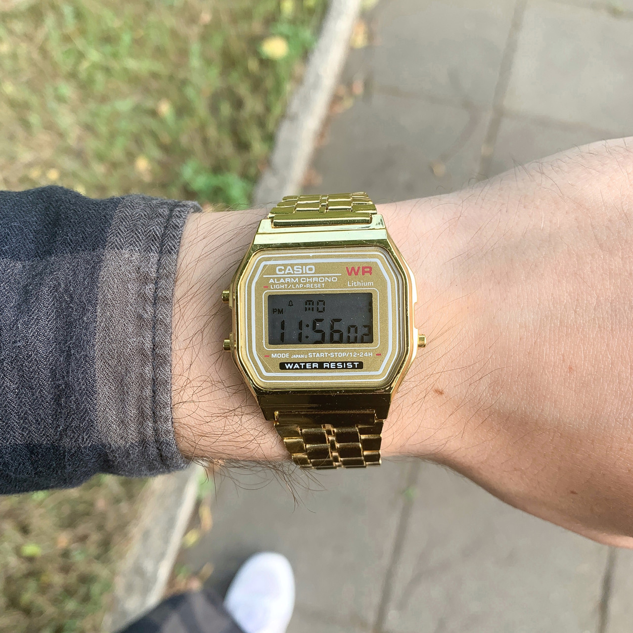 Купити Класичні металеві годинник Casio F-91W Illuminator Gold Касіо ...