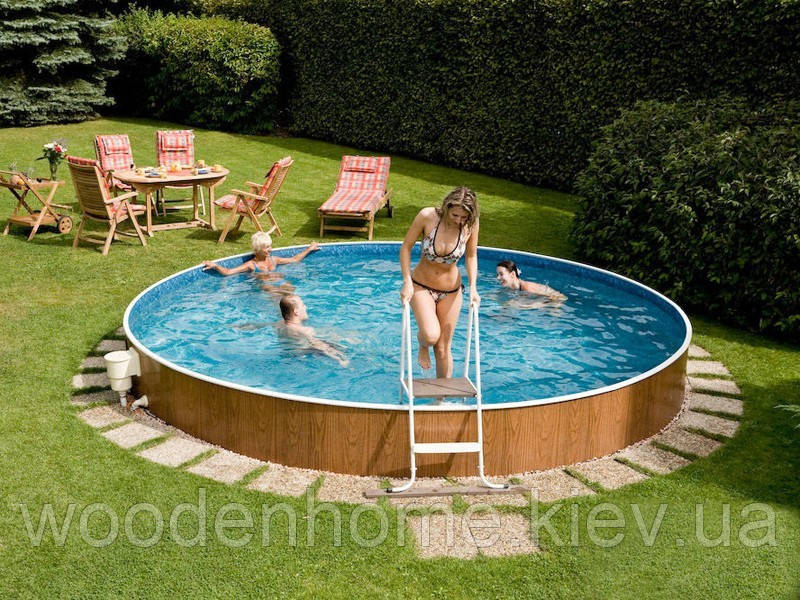 Бассейн Каркасный с Песочным Фильтром AZURO DE LUXE 402DL Ø4,6х1,2м ...