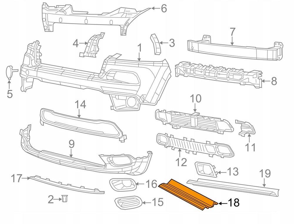 Купити Повітрозабірники для Jeep Cherokee KL 2014-2018 Джип Черокі (КЛ ...
