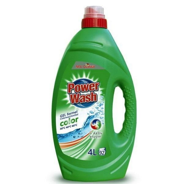 Гель для Прання Power Wash Color (для Кольорових Речей), 4 Л — Купить ...