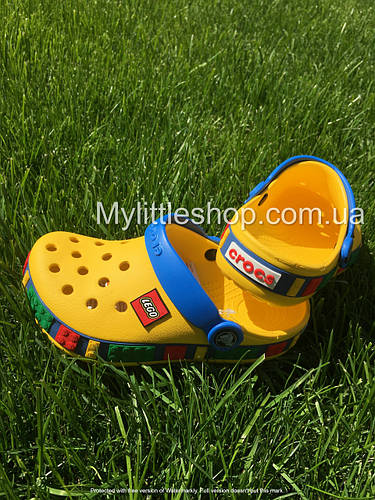 Сабо Crocs LEGO Kids Clog 27 р 16.5-17 см Дитячі Жовті 12080-C10/11 ...