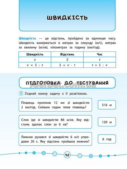 4 клас нуш Математика Тести для самоконтролю Я відмінник Собчук