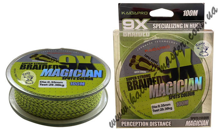 Плетенка KAIDA 9X MAGICIAN 100 м, PX911 (ID#1412179780), цена: 232.75 ...