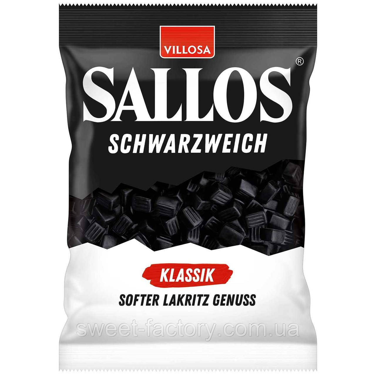Лакрица Villosa Sallos Lakritz Schwarzweich Klassik 200g (ID#1432976718 ...