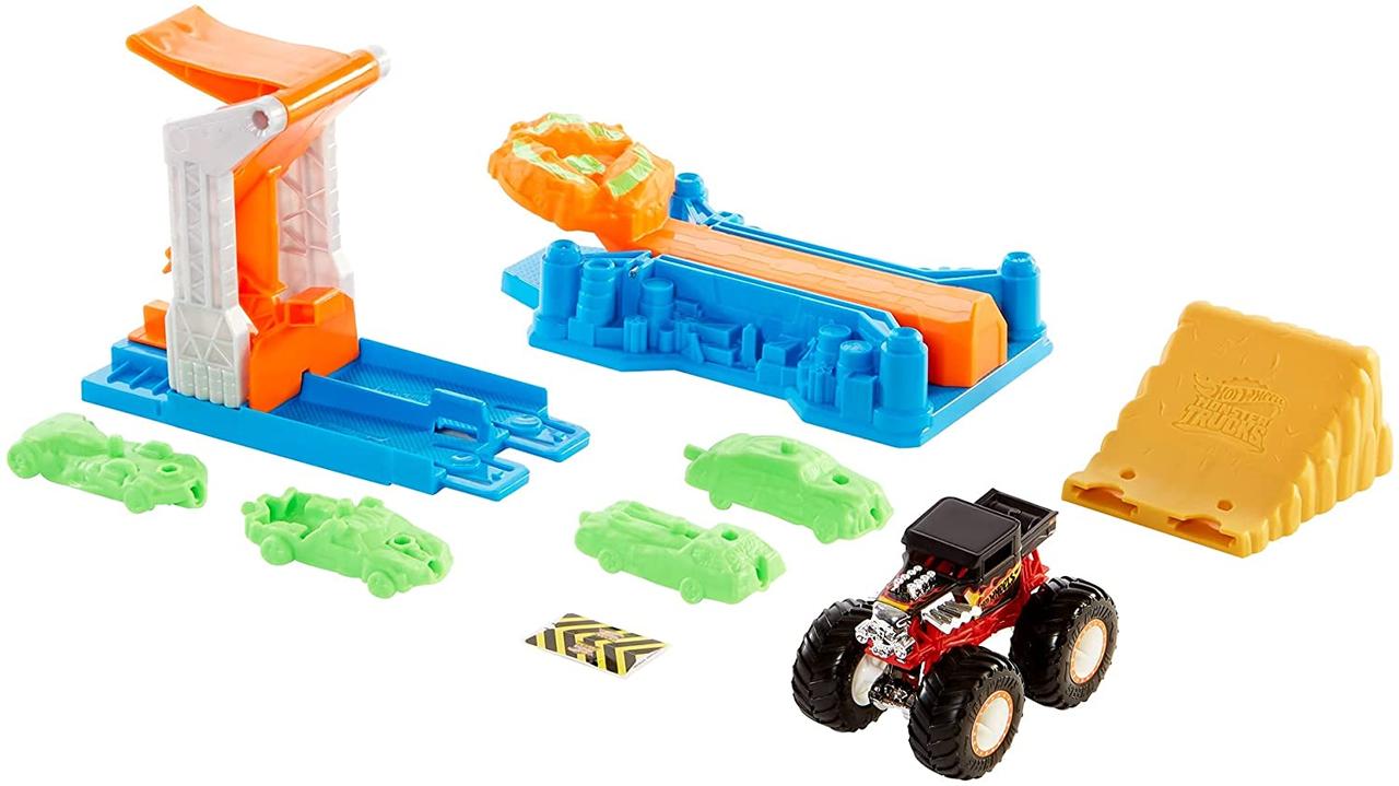 Игровой Набор Хот Вилс Монстро-Прыжок Запускай и Круши Hot Wheels ...