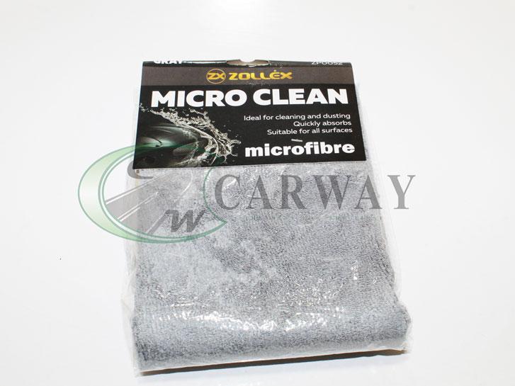 Серветка мікрофібра універсальна 2-стороння 35х35 см. сіра ZP-0052 ...