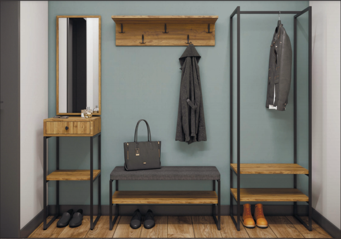 Прихожая Толедо Металл-Дизайн Лофт, цена 14720 грн — Prom.ua (ID ...