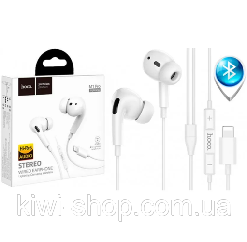 Наушники для айфона лайтинг Hoco M1 Pro, наушники гарнитура Lightning ...