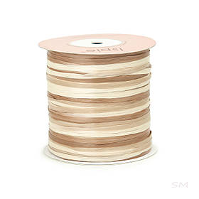 Натуральная пряжа рафия ISPIE | Raffia ISPIE матовая, металлик