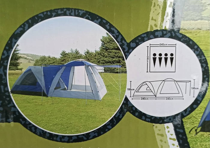 Купить Туристическая Палатка 4 Местная Lanyu LY-1706, цена 5999 грн — Prom.ua (ID#1435273959)