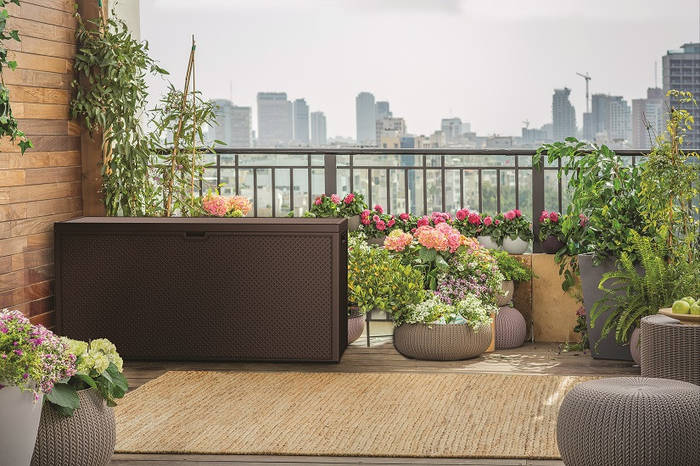 Купить Ящик для хранения Emily Box пластиковый большой передвижной на ...