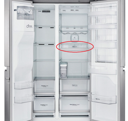 Ящик выдвижной морозильной камеры LG AJP74896401 для GC-J247 GC-M247 GC ...