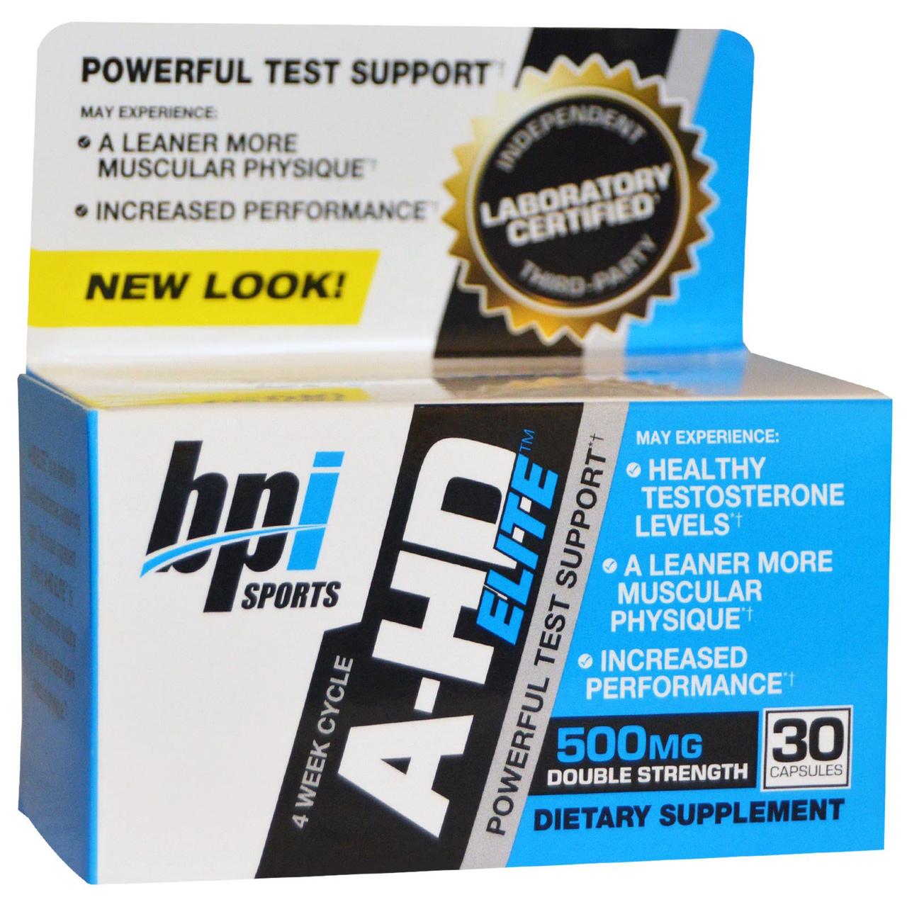 Тестостероновый Бустер BPI Sports A-HD Elite 30 Капсул (4384302738 ...