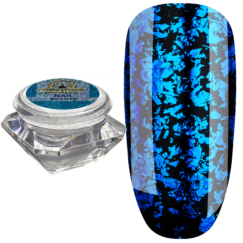 Купити Пластівці юкі Color Foil Global Fashion №09, блакитний у Києві ...