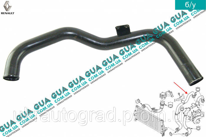 Патрубок ( трубка ) интеркулера от турбины к радиатору 8200272949 ...