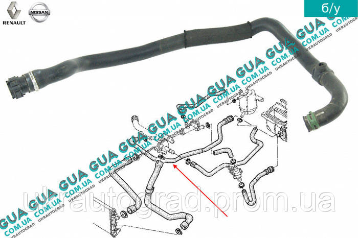 Купити Патрубок / шланг системи охолодження ( трубка радіатора грубки ...