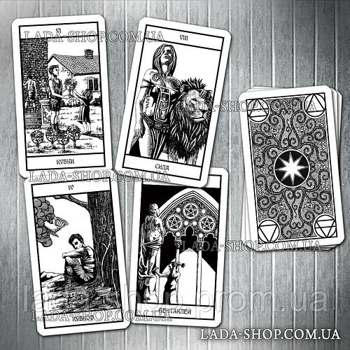 Гадальные карты Таро Чёрно-Белое таро (Bianco Nero Tarot) (ID ...