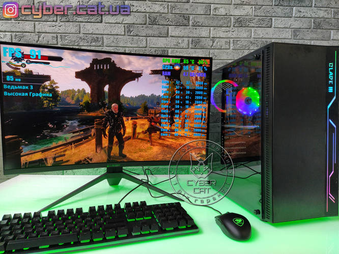 Лютий FPS! RX 470 Рік Гарантії! 8/16 ядер Ігровий ПК Комп'ютер Cyber ...