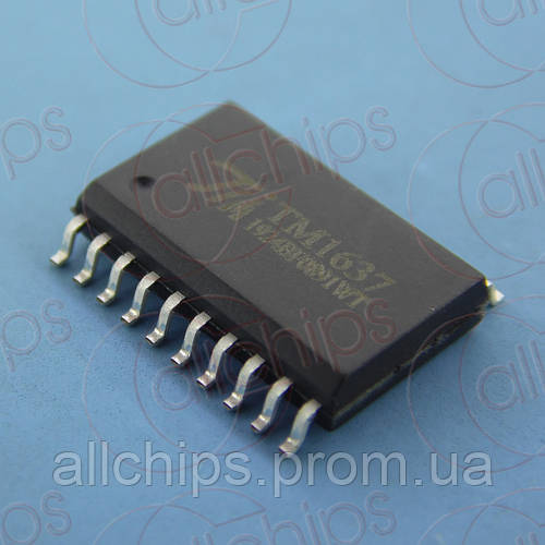 Контроллер 8-сегементного идикатора с контроллером клавиатуры TM TM1637 SOP20 (ID#94231842 ...