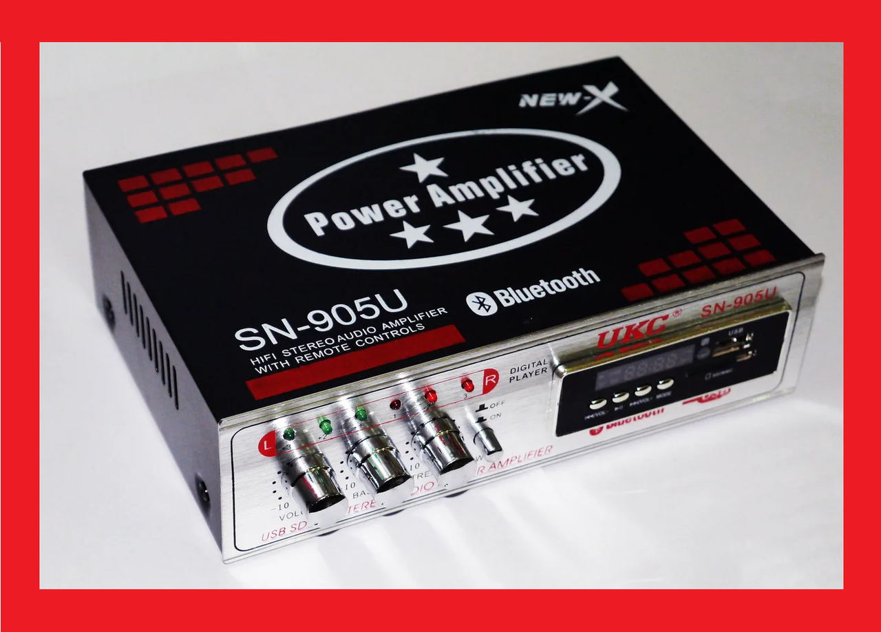 Підсилювач Звуку UKC SN-905U (300W+300W) +Bluetooth — Купити Недорого ...