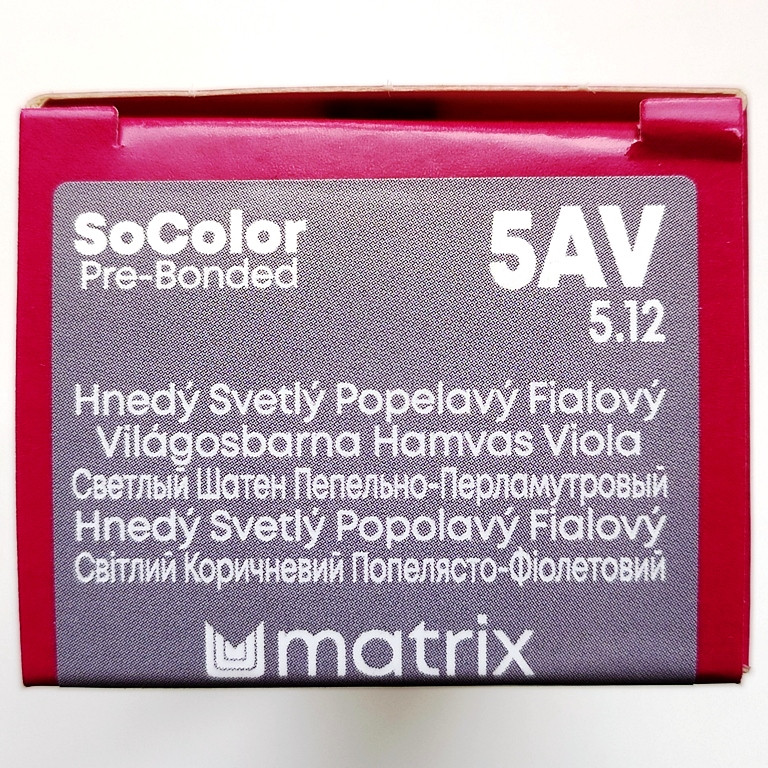 5AV (светлый шатен пепельно-перламутровый) Стойкая крем-краска для ...