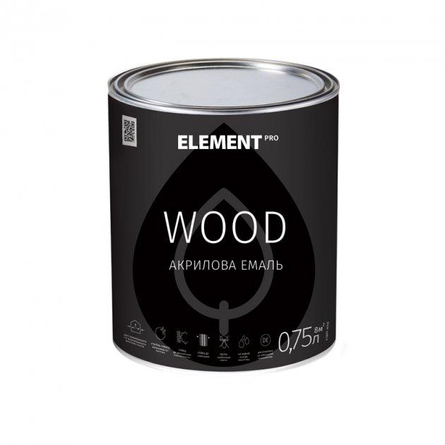 Акриловая Эмаль для Дерева WOOD Element Pro — Купить Недорого на Bigl ...