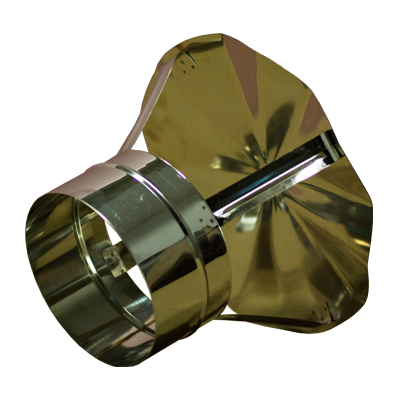 Купить Грибок на дымоход Ø 100 мм нержавеющая сталь 0,5 мм, цена 240 ...