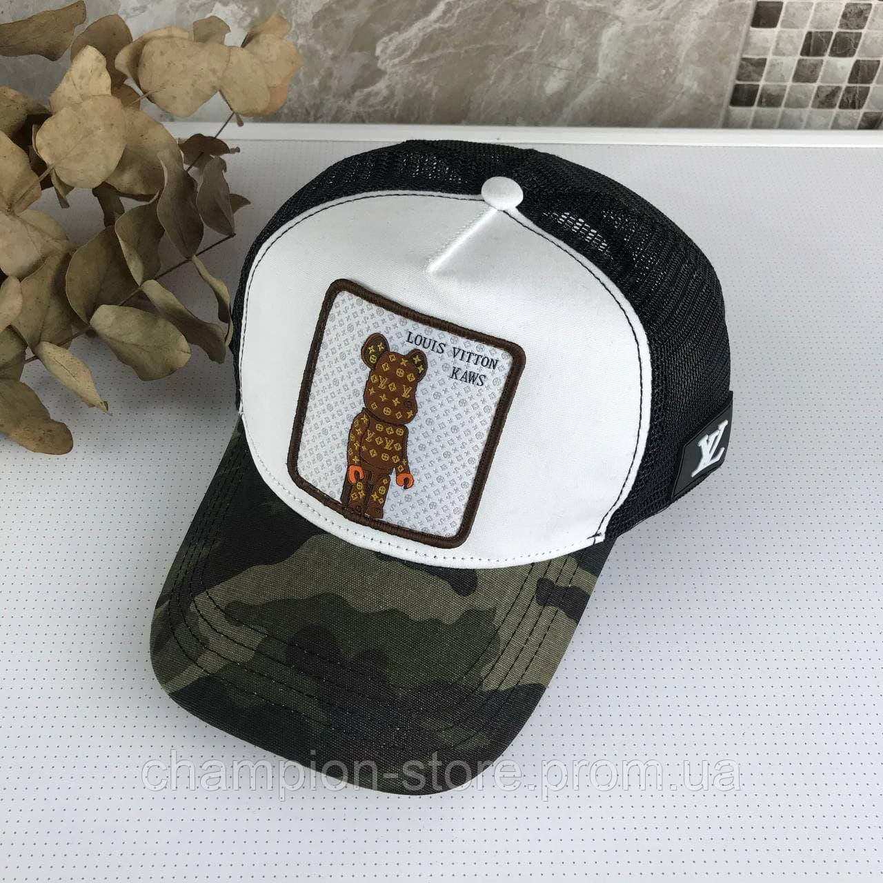 Кепка Louis Vuitton с Сеткой, Камуфляжная Кепка LV — Купить Недорого на ...