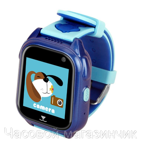 Смарт Часы GSM GPS Детские Синие. Smart Watch M06. Водонепроницаемые ...