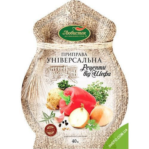 Купити Приправа Универсальная Любисток 40г, ціна 24 ₴ - Prom.ua (ID ...