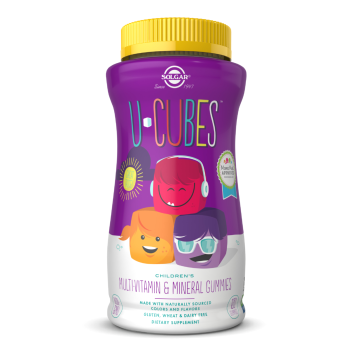 Мультиминеральный и Мультивитаминный Комплекс для Детей, U-Cubes ...