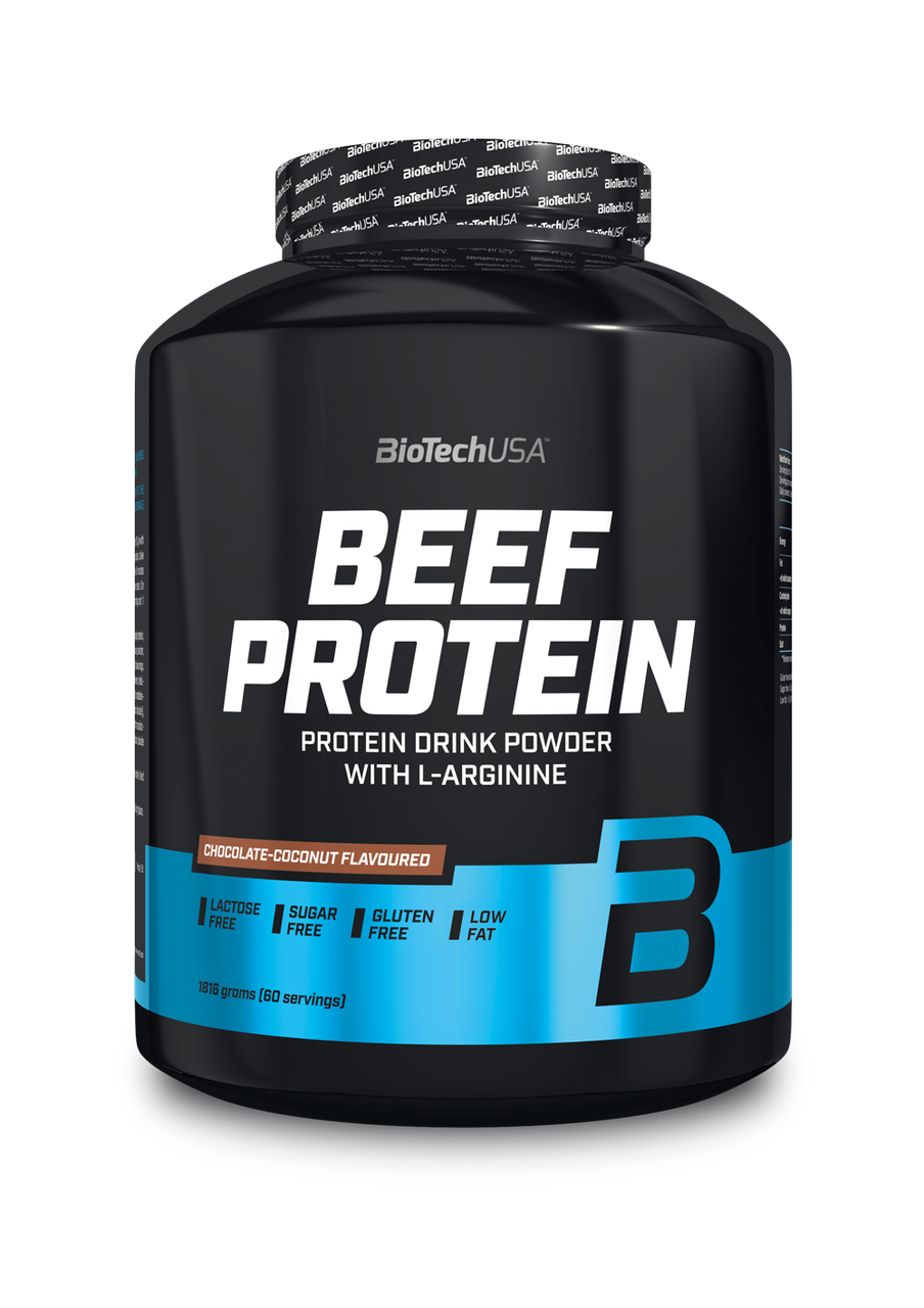 Купить Говяжий протеин BioTech BEEF Protein (1,8 кг) биотеч биф шоколад ...