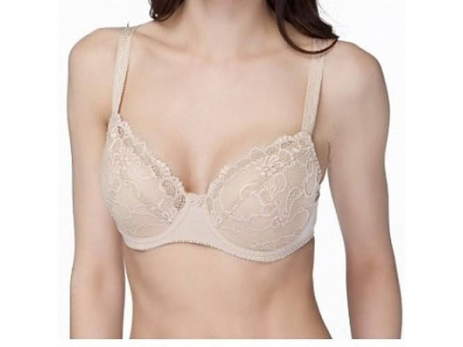 Купить Отличный бюстгальтер на поролоне кружевной беж 95В Беларусь misstyle 2545, цена 685 ...
