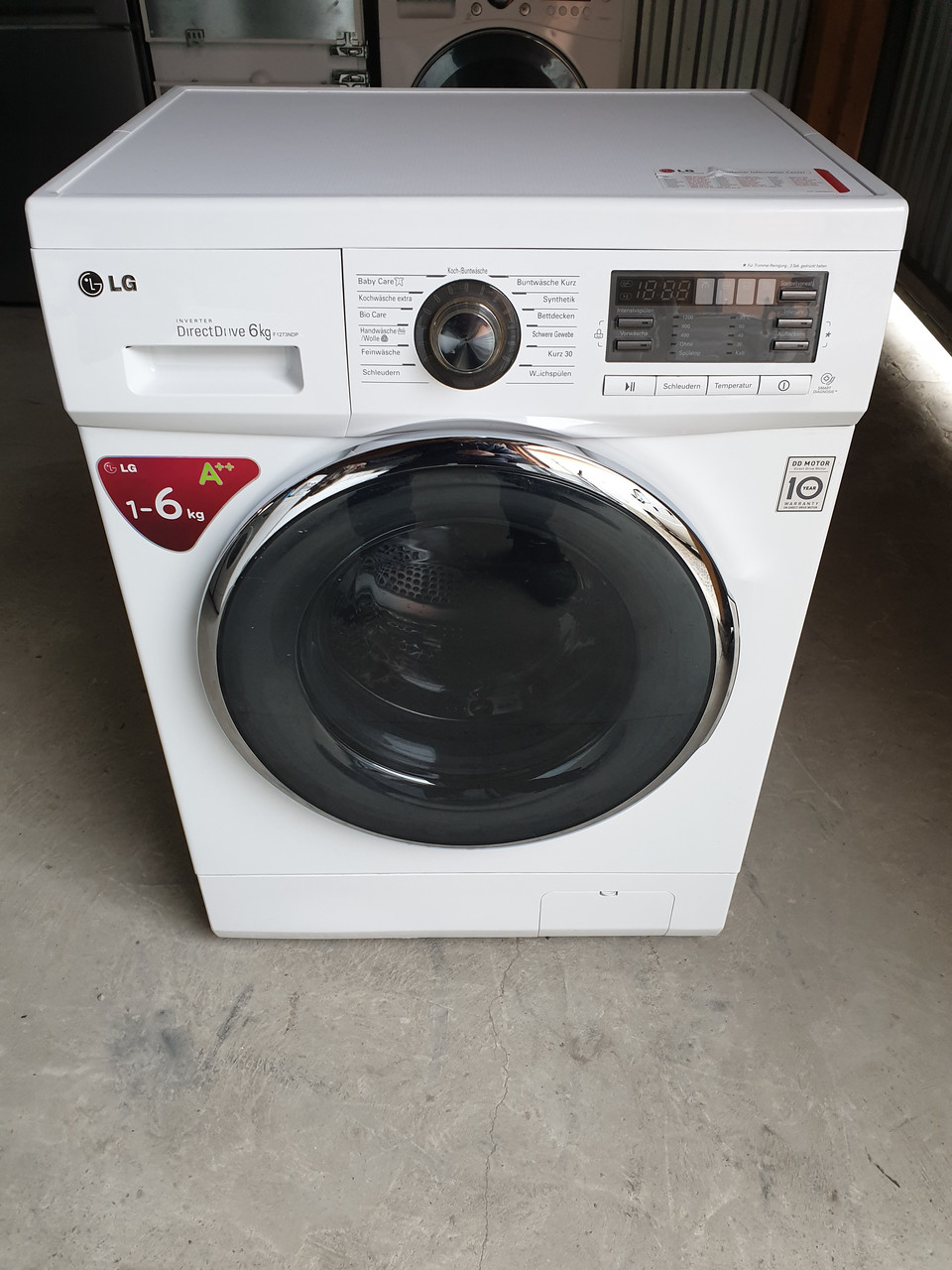 Купить Узкая стиральна машина LG Inverter Direct Drive 6 KG / F1273NDP ...