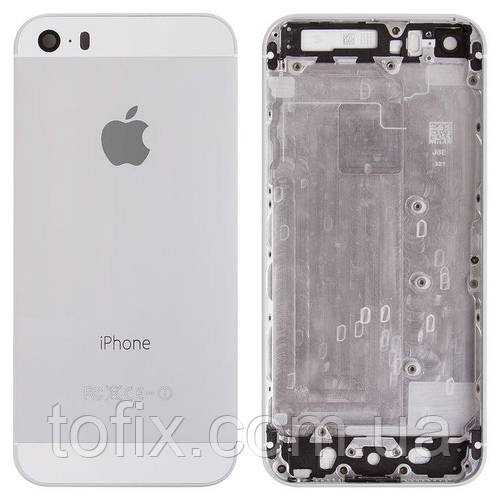 Корпус для Apple iPhone 5S, серебристый (Silver), оригинал (ID ...