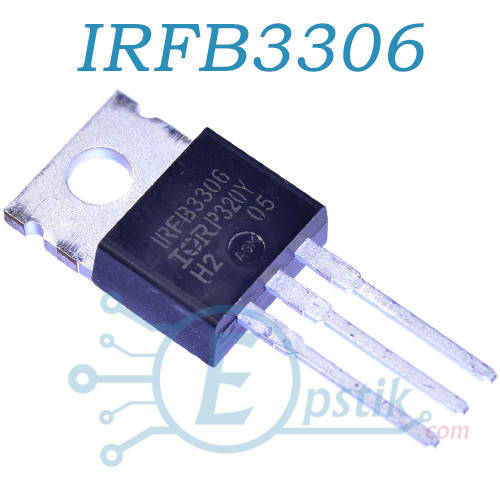 IRFB3306, MOSFET транзистор, N-канал 60В, 120А, TO220 (ID#1391284696 ...