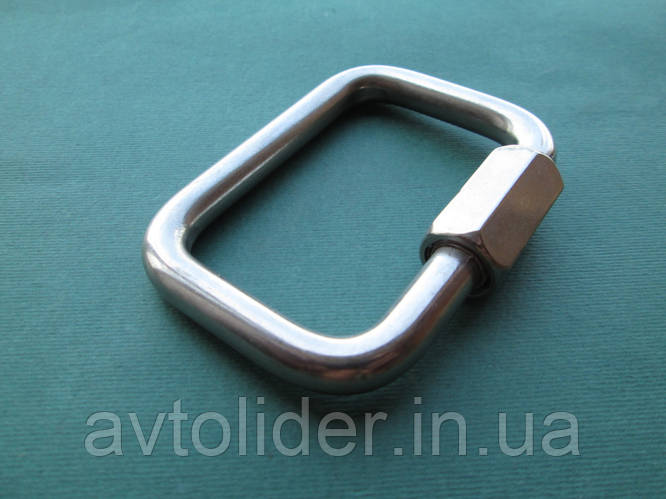 Карабин прямоугольный, нержавеющая сталь А4 (AISI 316) (ID#261847931 ...