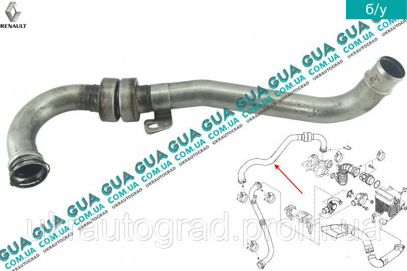 Патрубок ( трубка) інтеркулера від турбіни до радіатора 8200276297 ...