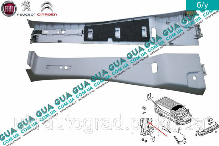 Внутрішня обшивка ( молдинг ) правої середньої стійки 1305791070 ...