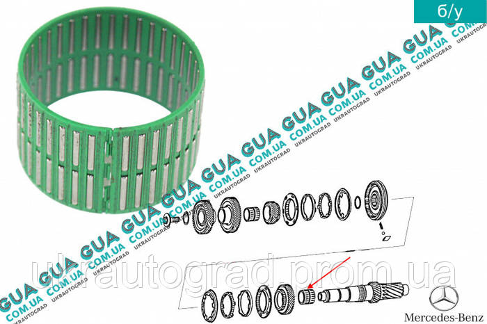 Підшипник голчастий 48X30 (сепаратор) шестерні 4 передачі вторинного ...