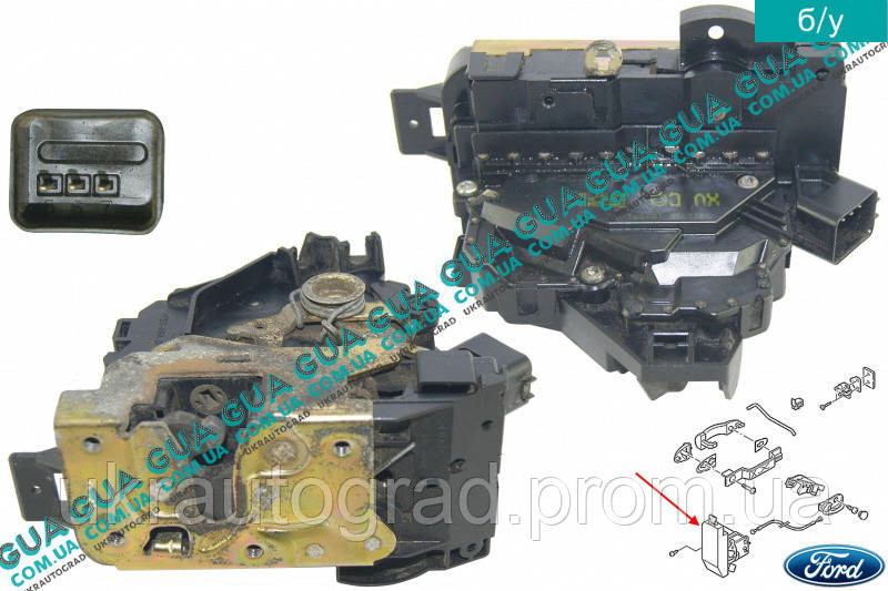 Замок Двери Задней Левой Электрический 2S4AA26413BB Ford / ФОРД FOCUS I ...